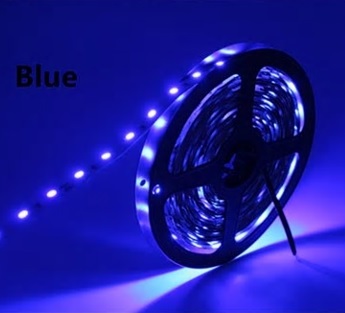 LED Strips: LED Strip 5mtr. IP67 Waterproof 230V Blauw